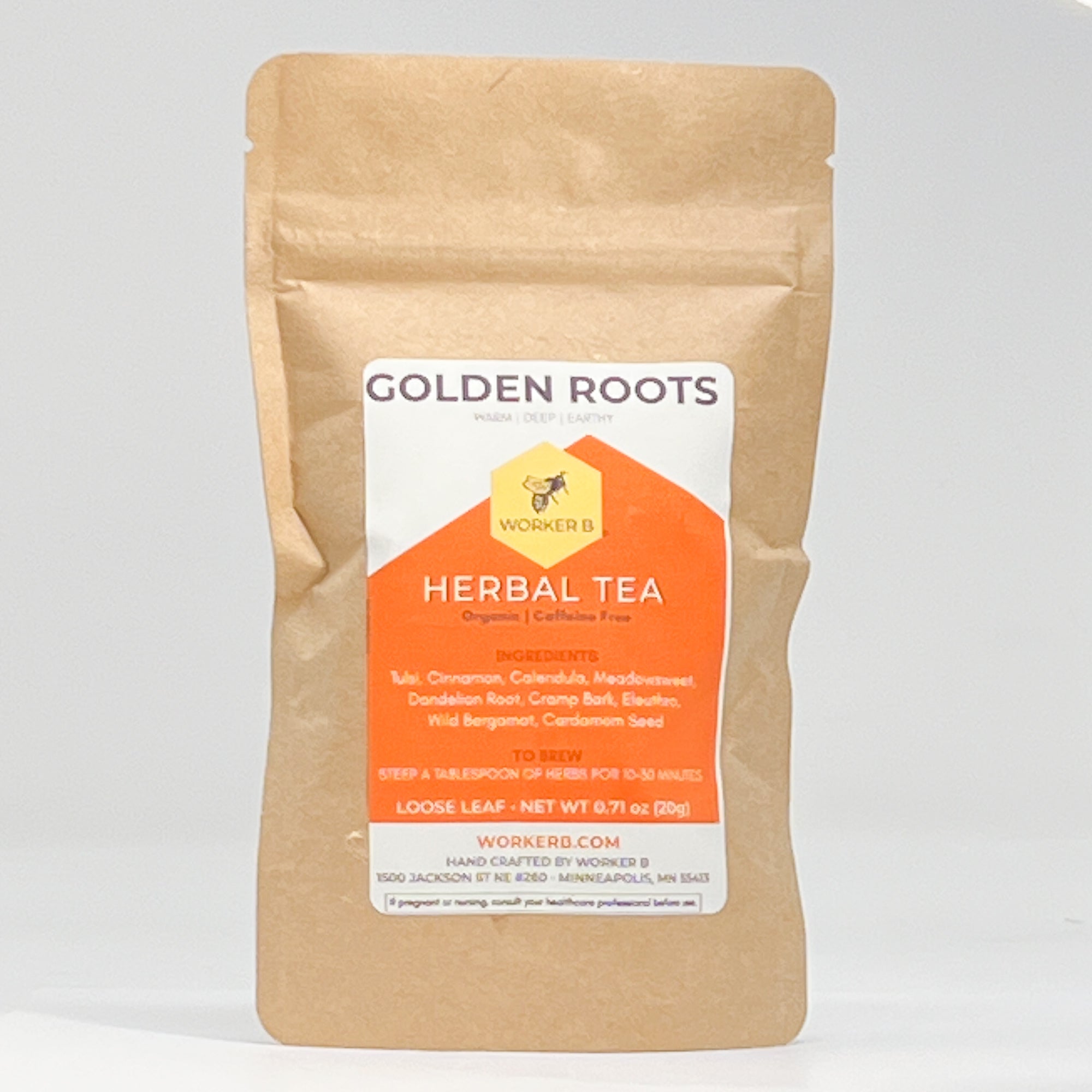 Golden Roots Herbal Tea (Travel) – Worker B