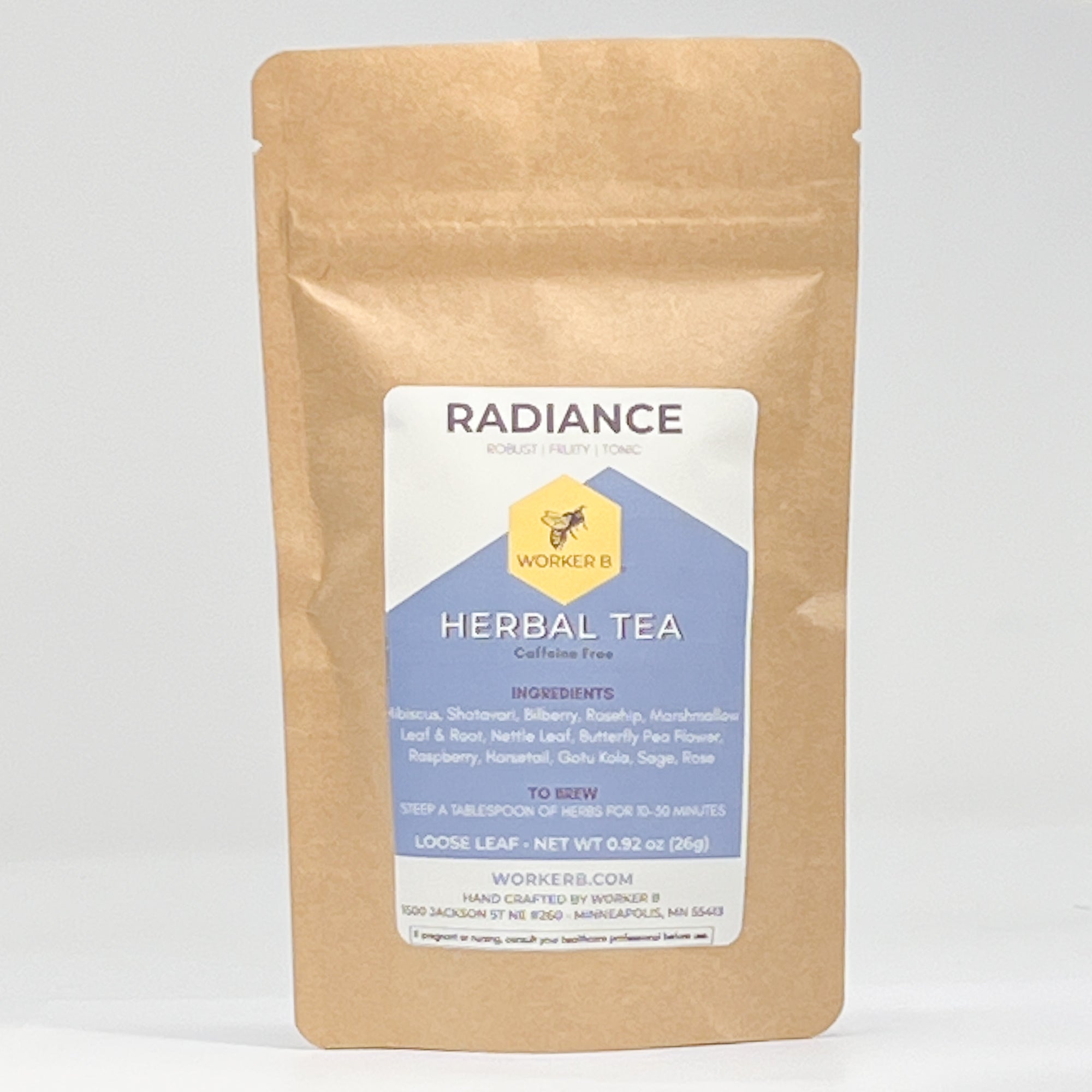 Radiance Herbal Tea (Travel) – Worker B